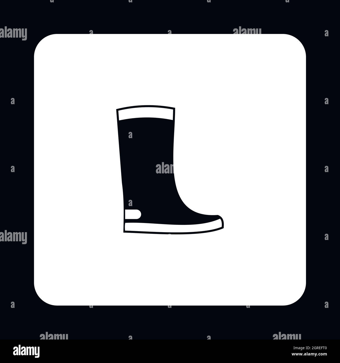 Rubber boots icon, simple style Stock Vector Image & Art - Alamy