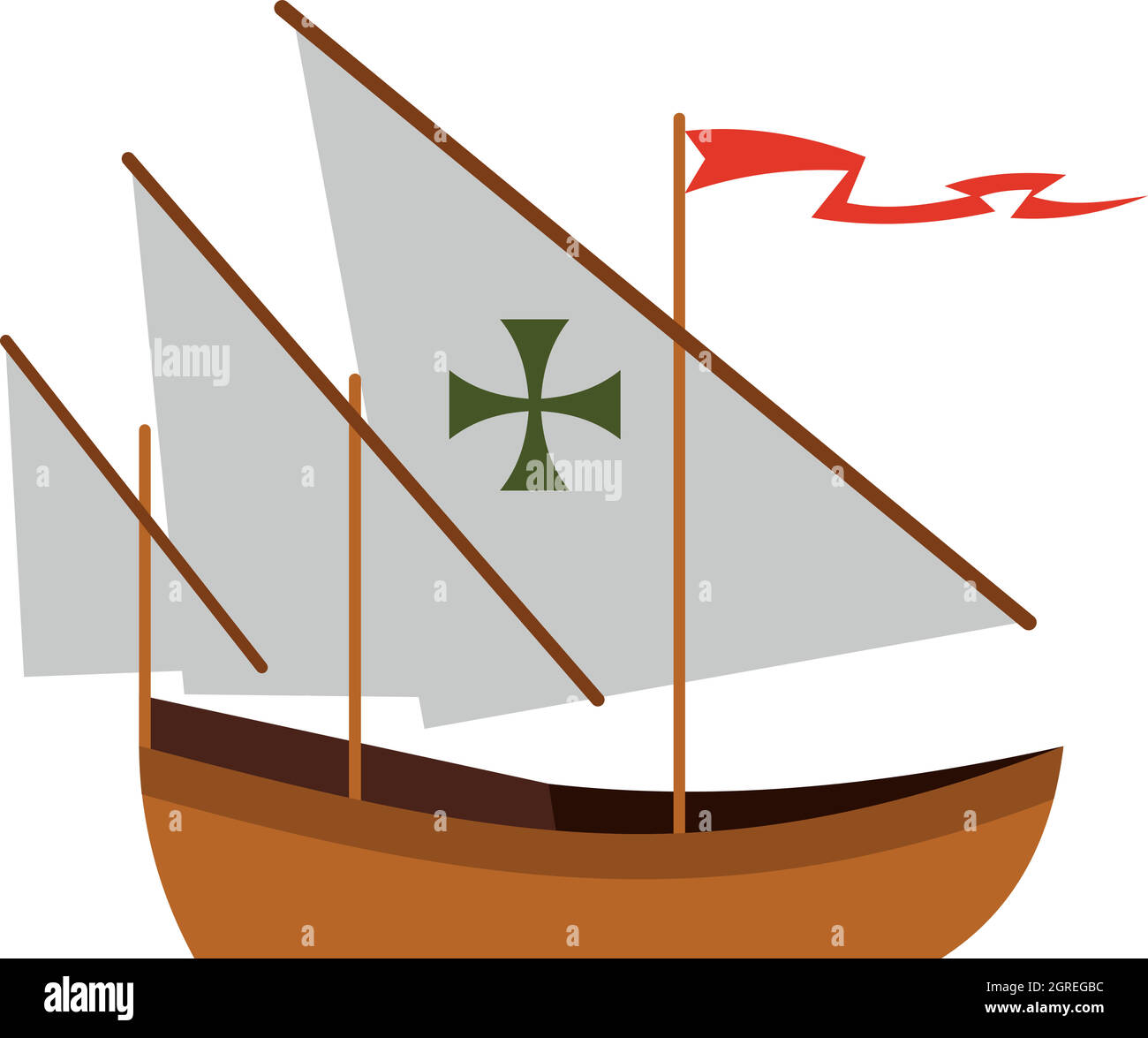 Christopher columbus ship Stock Vector Images - Alamy
