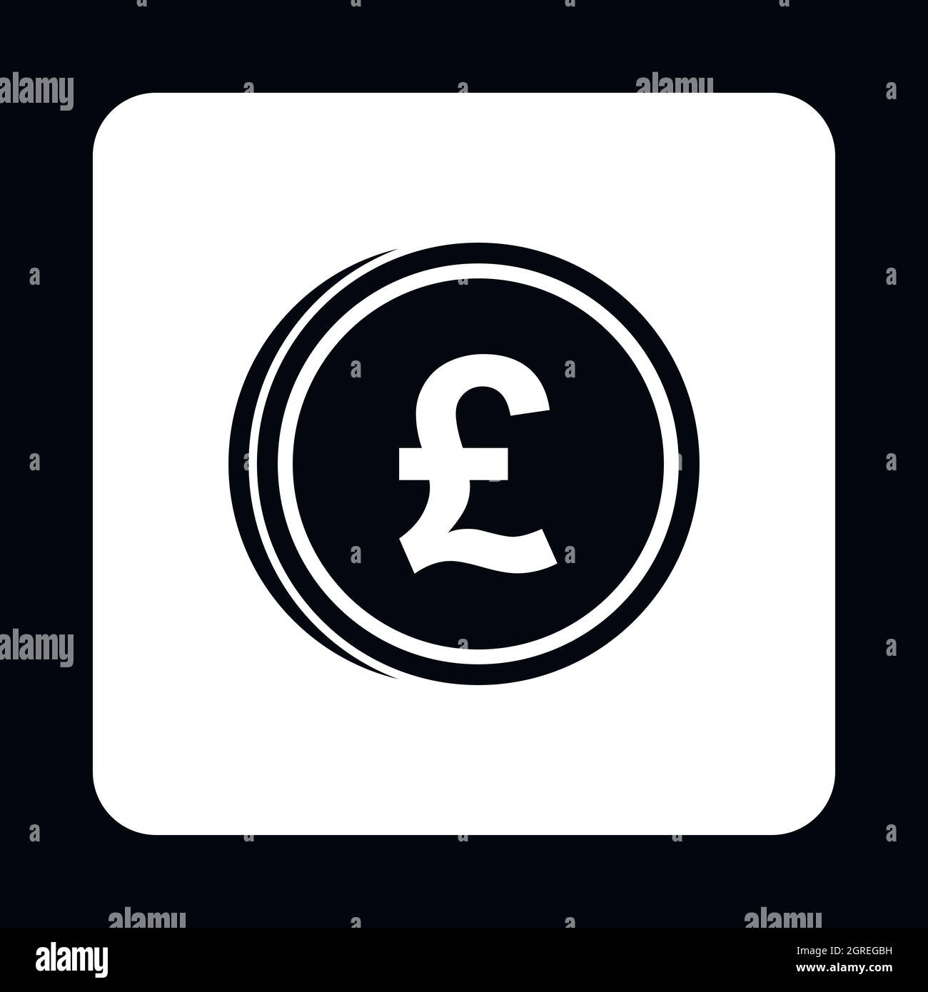 Pound currency illustration vector Stock Vector Images - Alamy