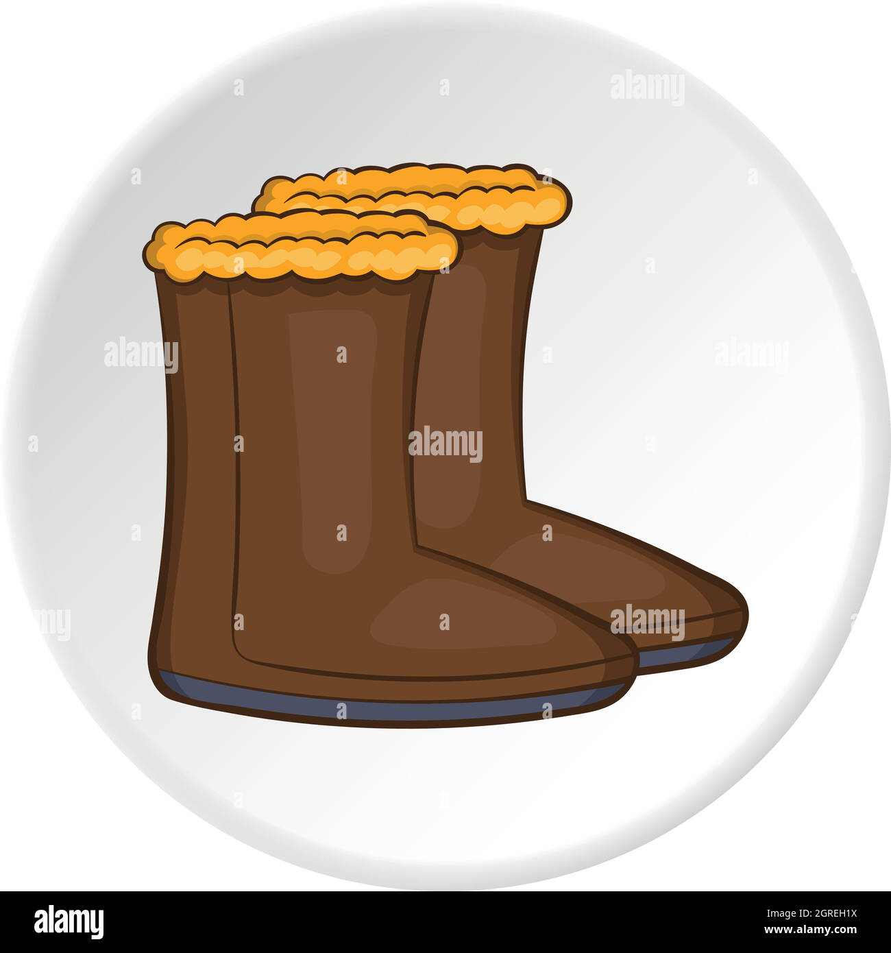 Felt boots icon, cartoon style Stock Vector Image & Art - Alamy
