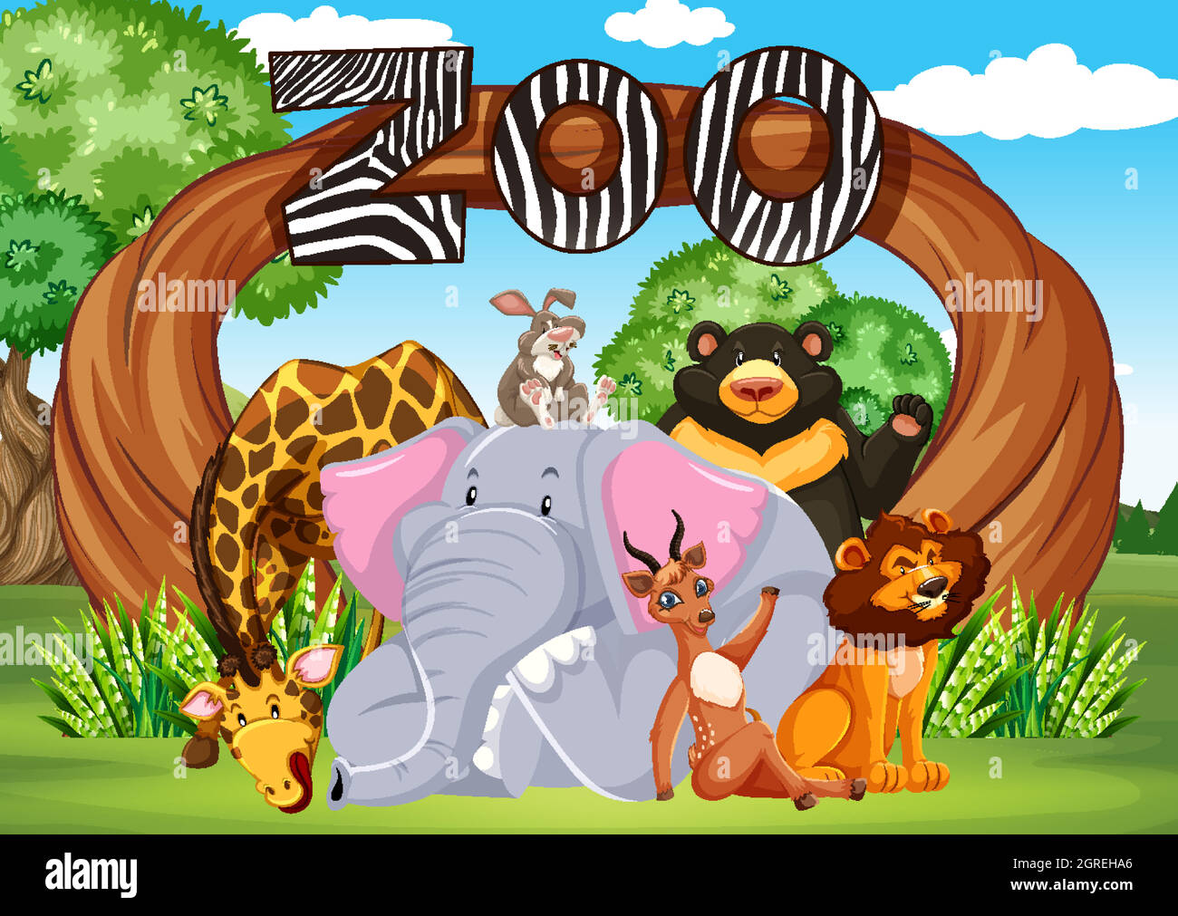 Animated Zoo Entrance