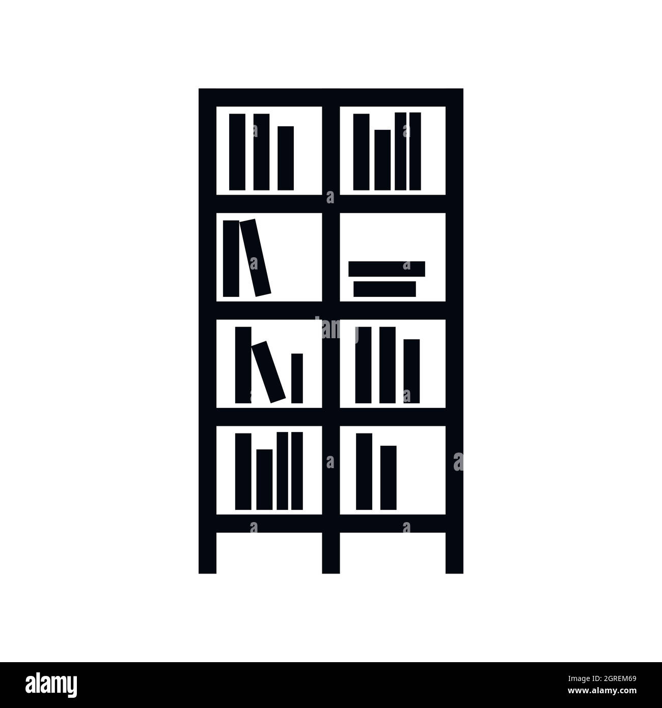 Literature bookcase Cut Out Stock Images & Pictures - Alamy
