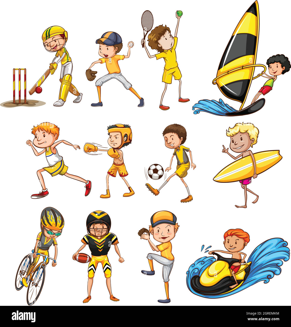 All sports Stock Vector Images - Alamy