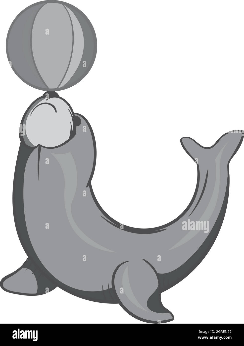 Black seal icon Stock Vector Images - Alamy