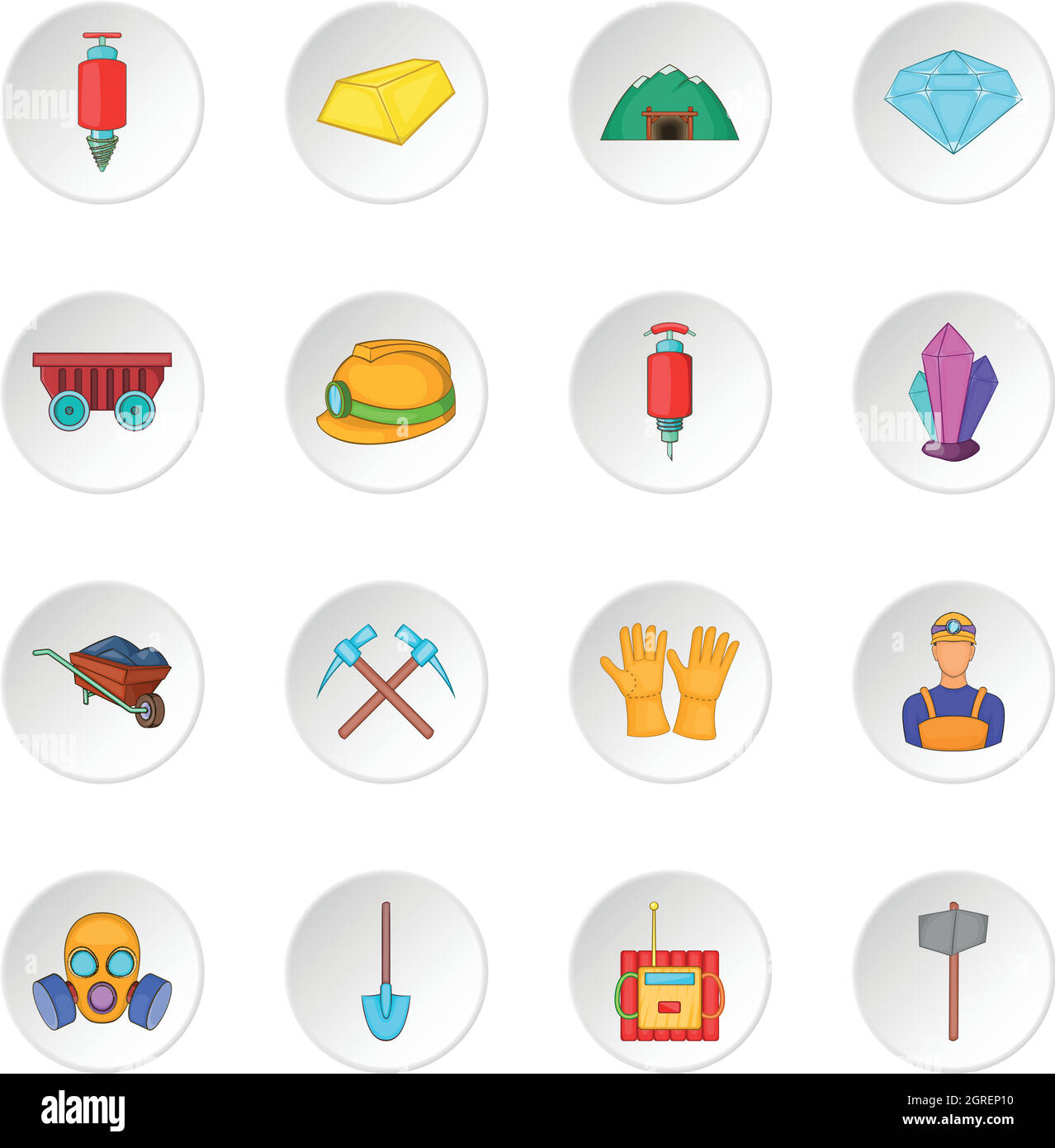 Mining icons set, cartoon style Stock Vector Image & Art - Alamy Mining icons set, cartoon style Stock Vector Image & Art - Alamy