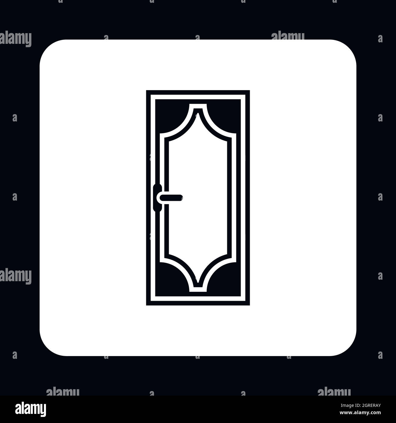 Entrance to kitchen Stock Vector Images - Alamy