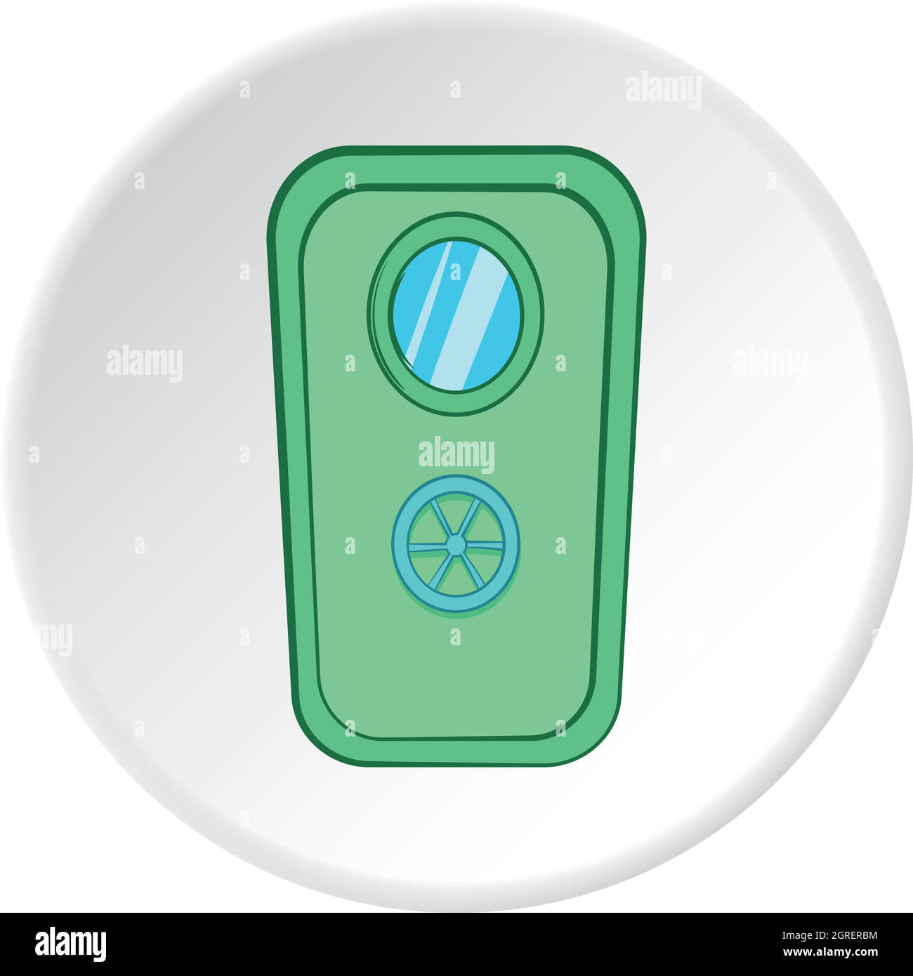 Door of safe icon, cartoon style Stock Vector Image & Art - Alamy