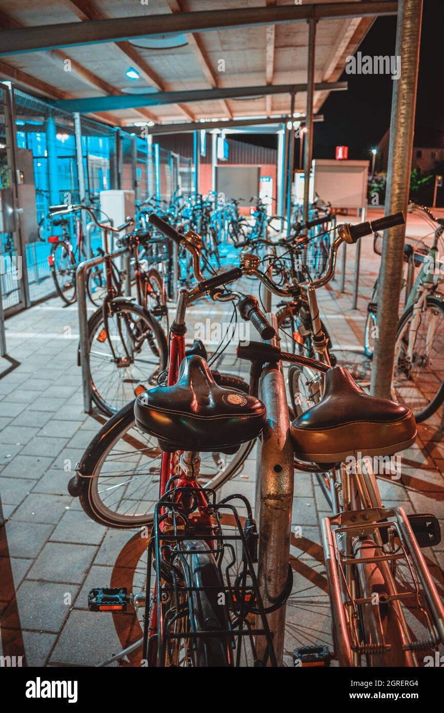 Wheel bicycle rack footpath bicycle rack hi-res stock photography and ...