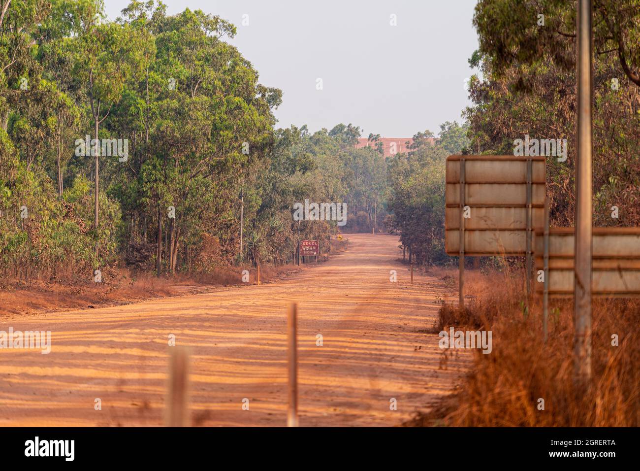 Dirt mining road, Weipa, North Queensland, Australia Stock Photo - Alamy