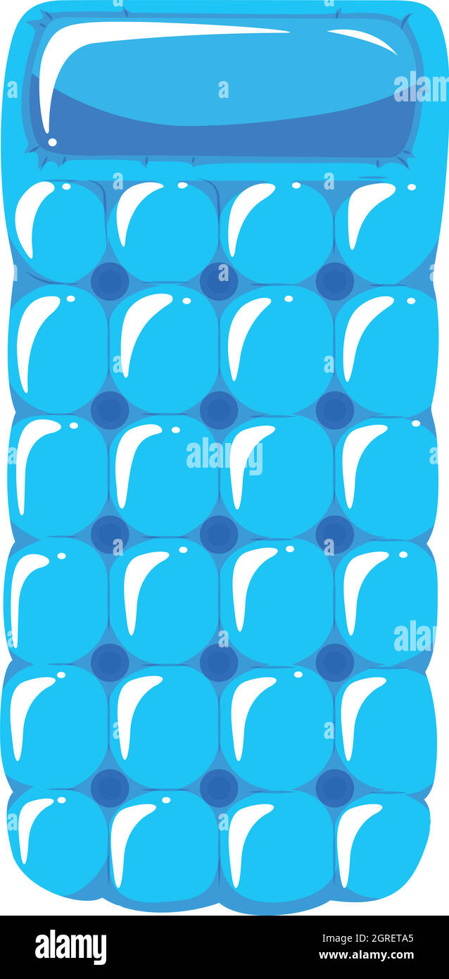 Floating raft in blue color Stock Vector Image & Art - Alamy