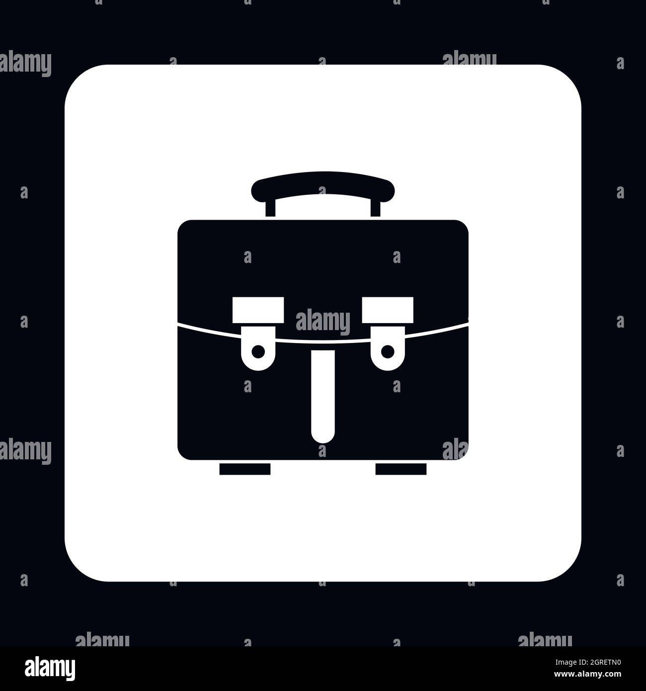 Briefcase icon in simple style Stock Vector Image & Art - Alamy