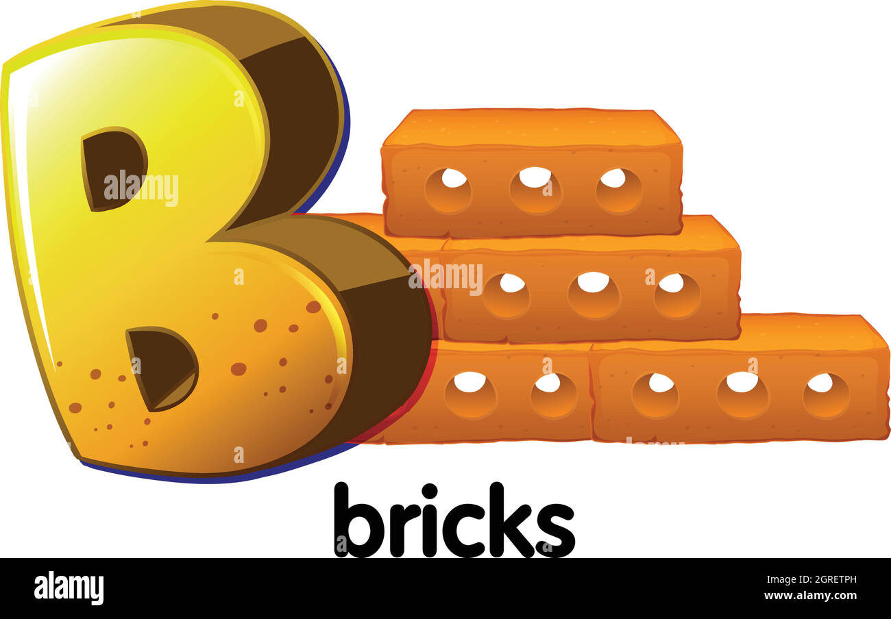 Letter b building block alphabet hi-res stock photography and images ...