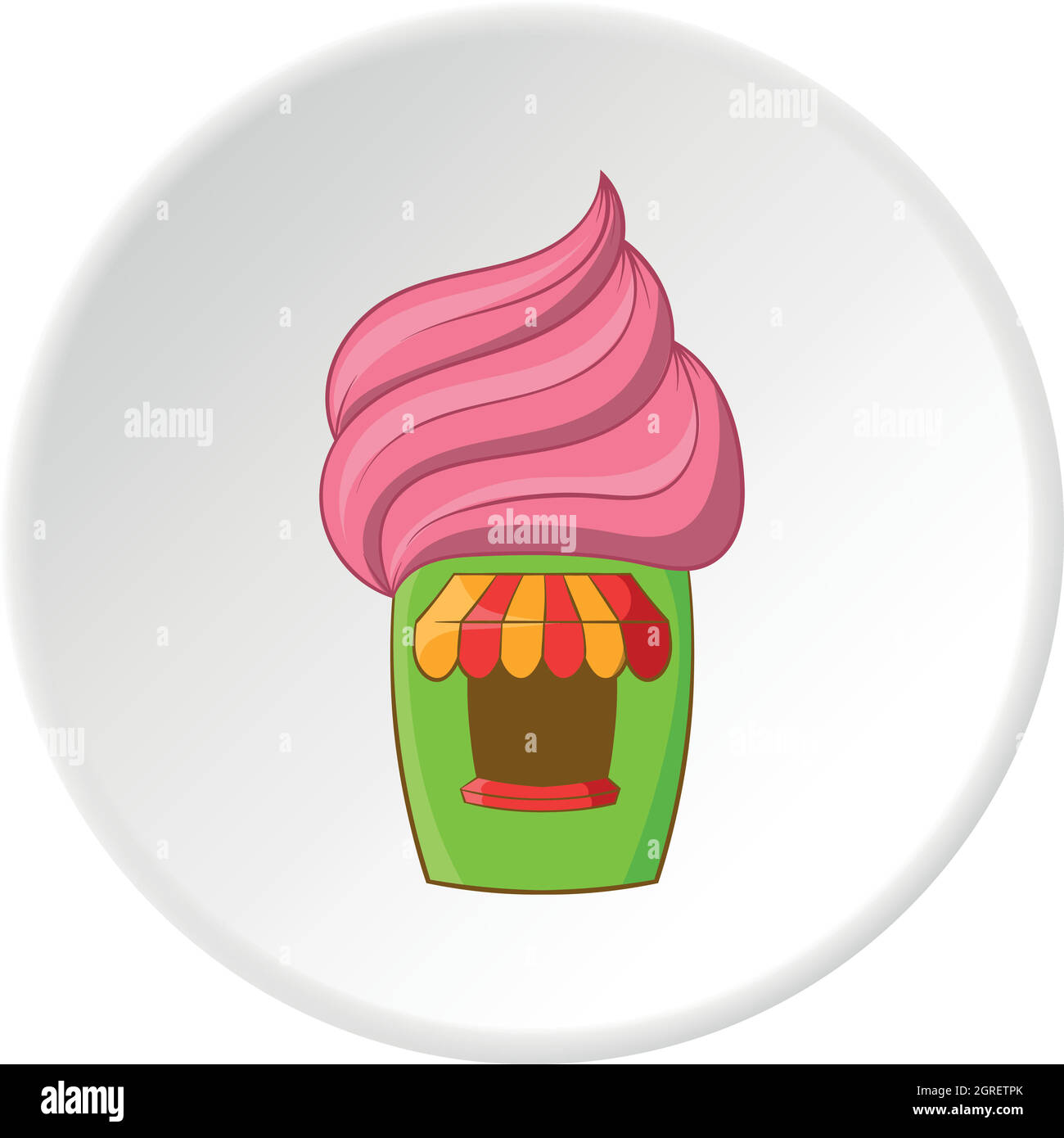Icecream shop sign Stock Vector Images - Alamy