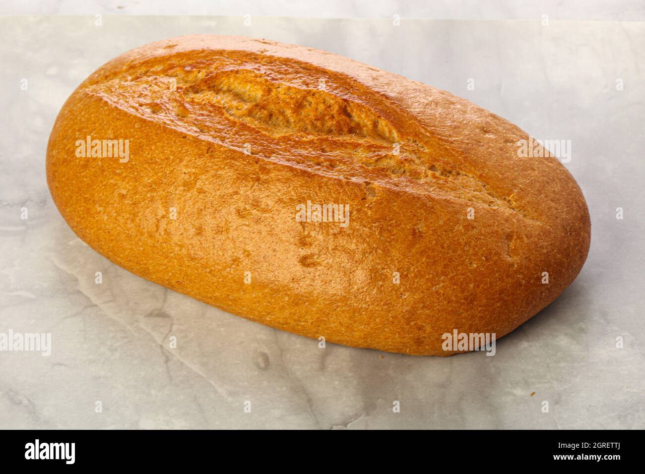 Homemade crust white Bread loaf isolated Stock Photo - Alamy