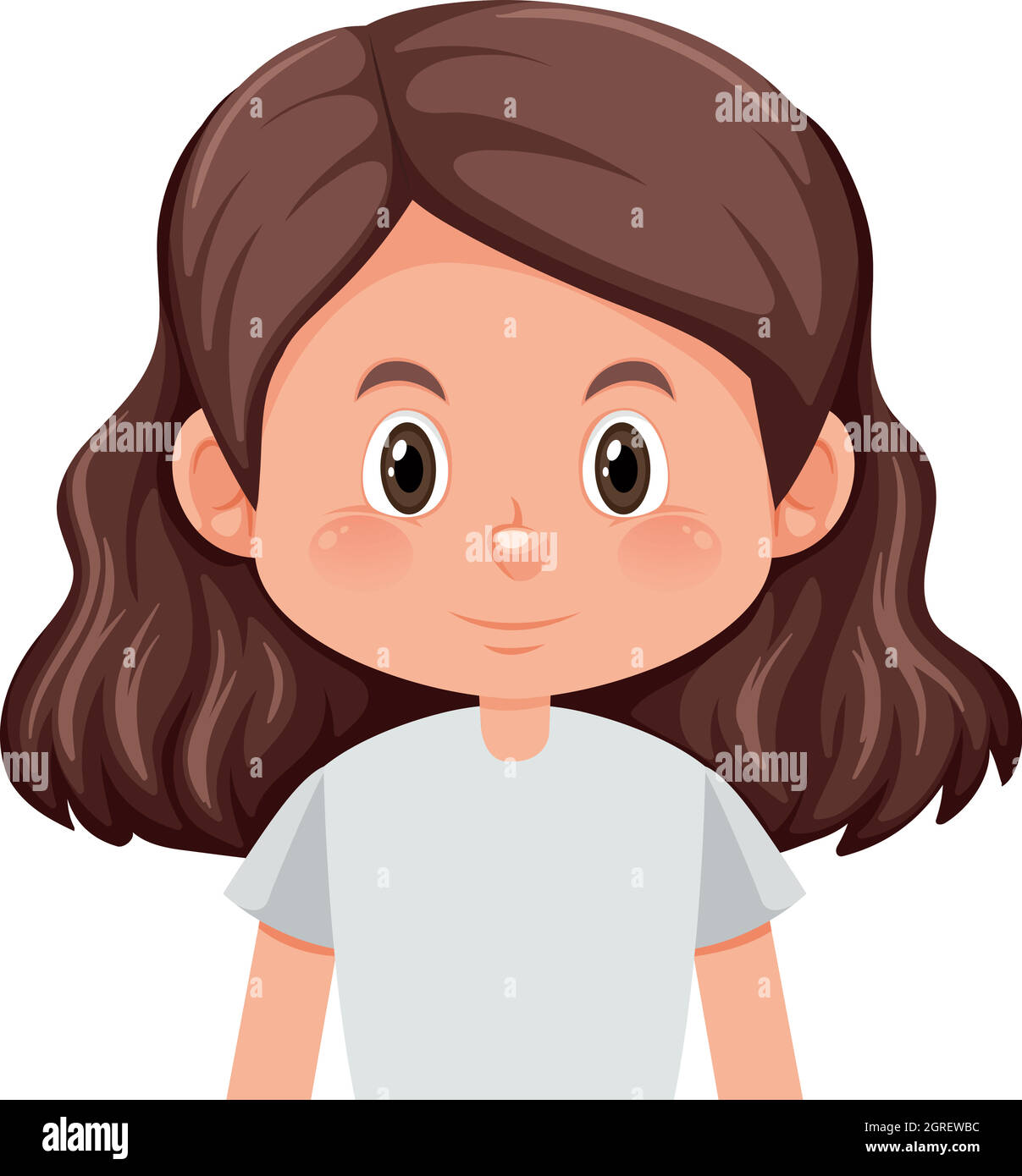 Female character illustration Stock Vector Images - Alamy