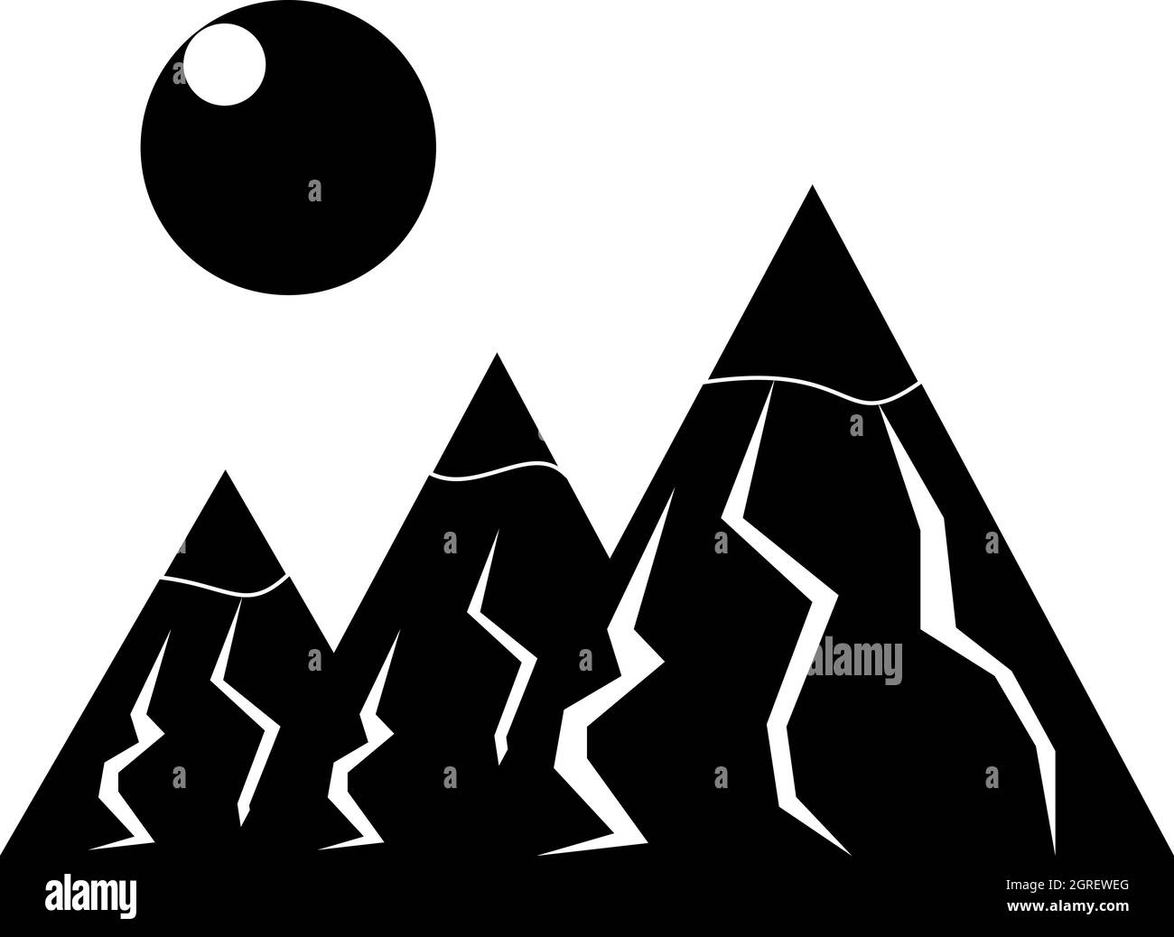 Vector Mountains Stock Vector Images Alamy