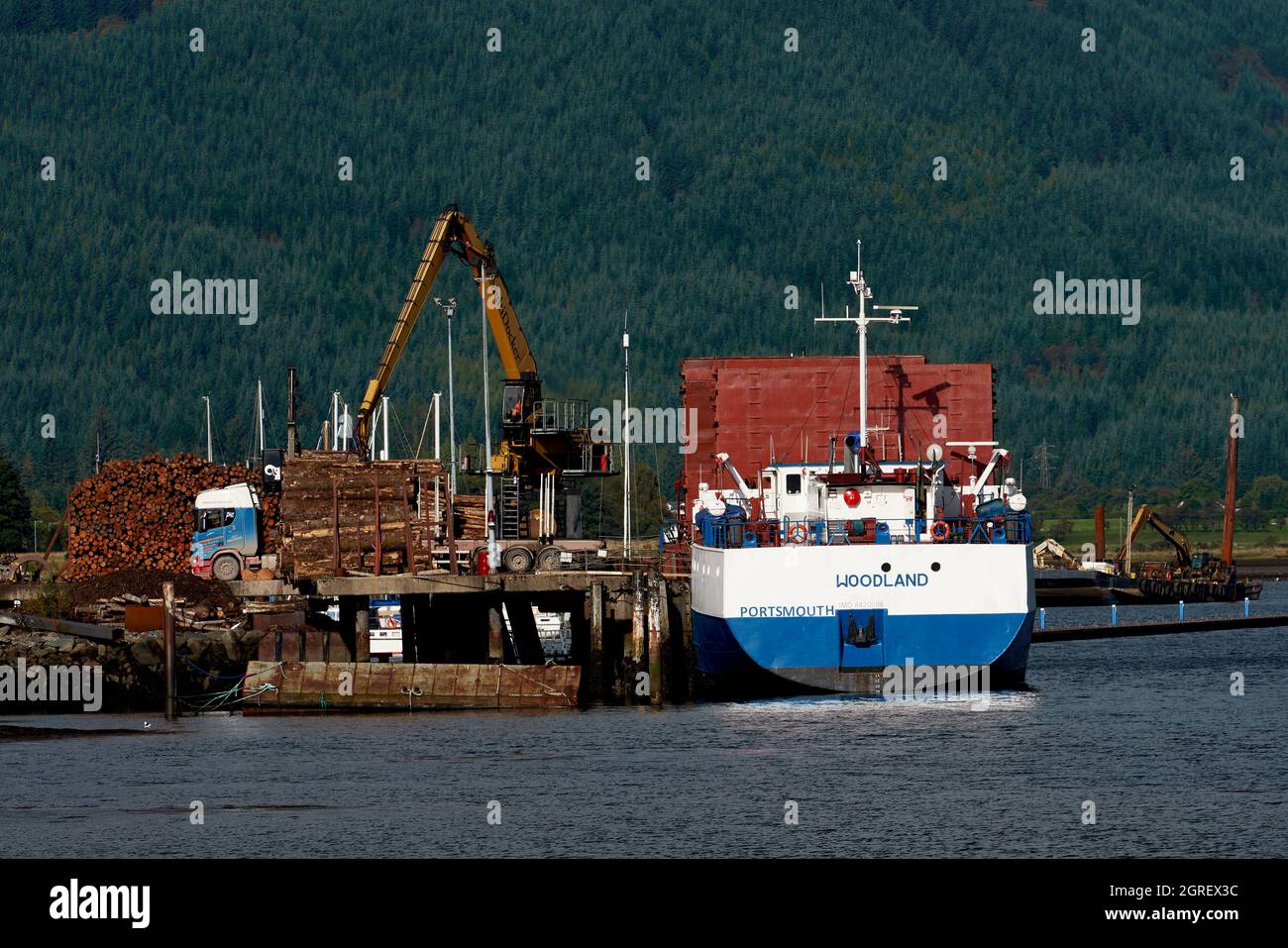 Logging Boat High Resolution Stock Photography and Images - Alamy