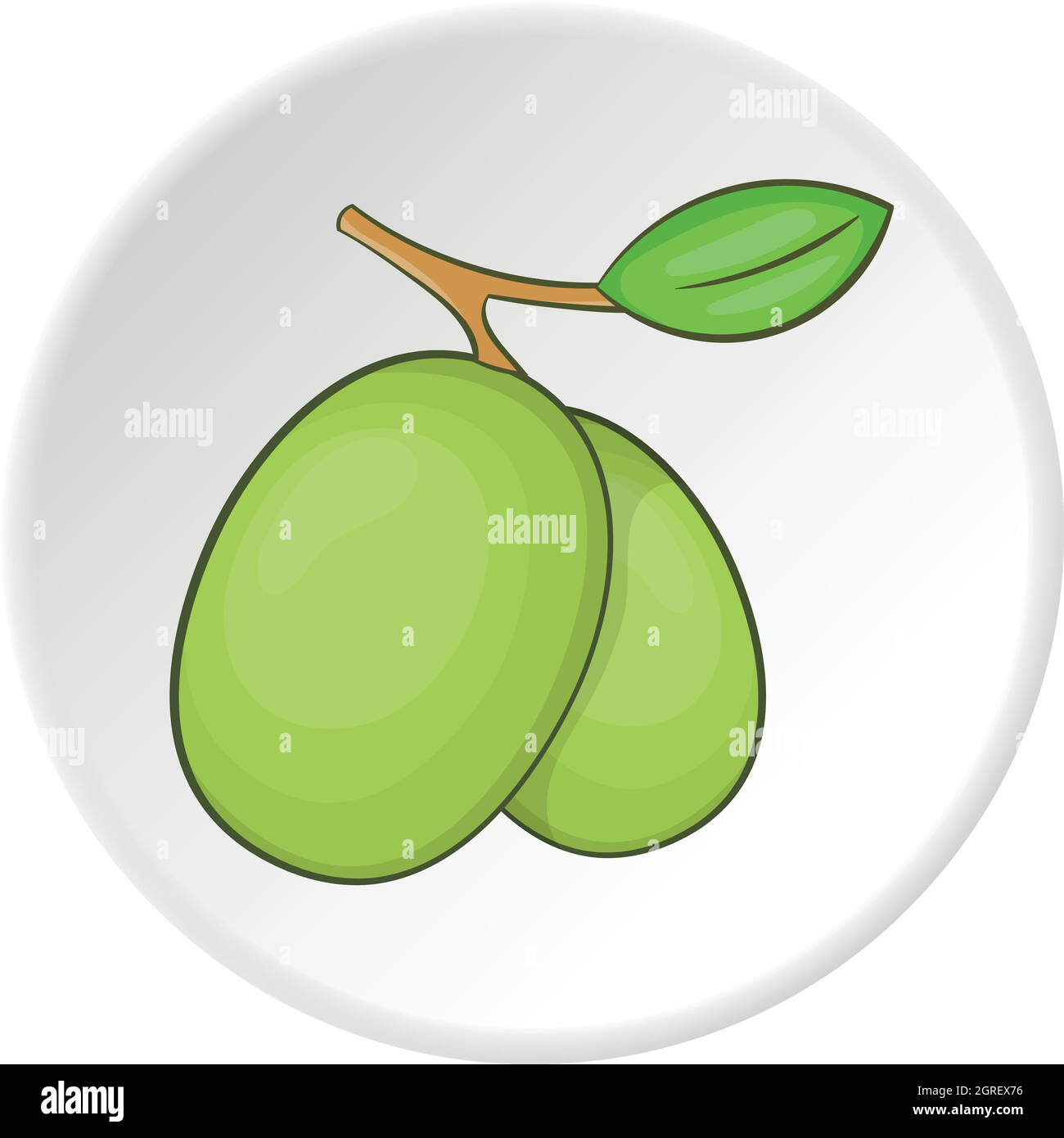 Oil fruit icon cartoon hi-res stock photography and images - Alamy