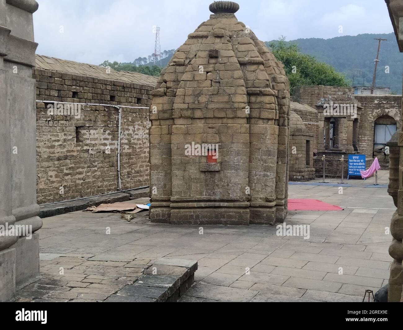 Ancient Gauri Shankar Hindu temple in Naggar, India Stock Photo - Alamy