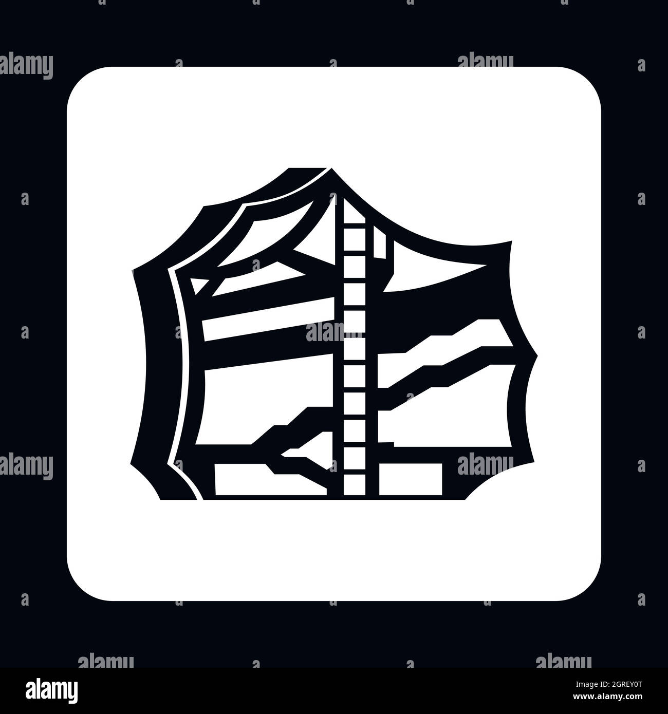 White mountain symbol on Stock Vector Images - Alamy