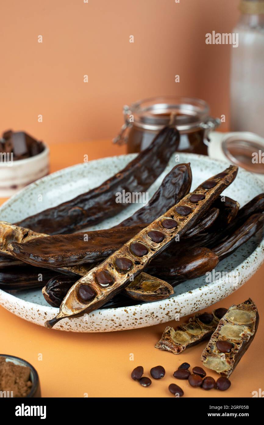 Dried locust bean hi-res stock photography and images - Alamy