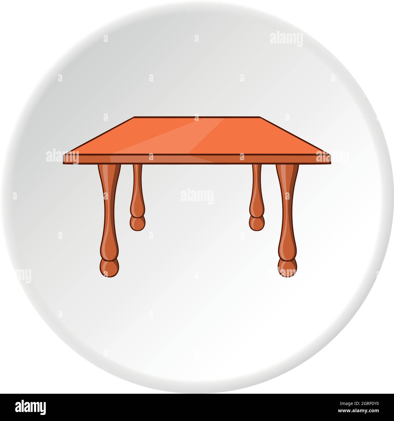 Table icon, cartoon style Stock Vector Image & Art - Alamy