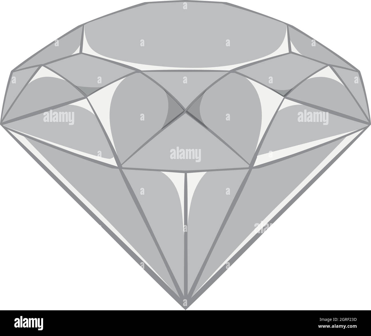 Diamond icon, black monochrome style Stock Vector Image & Art - Alamy