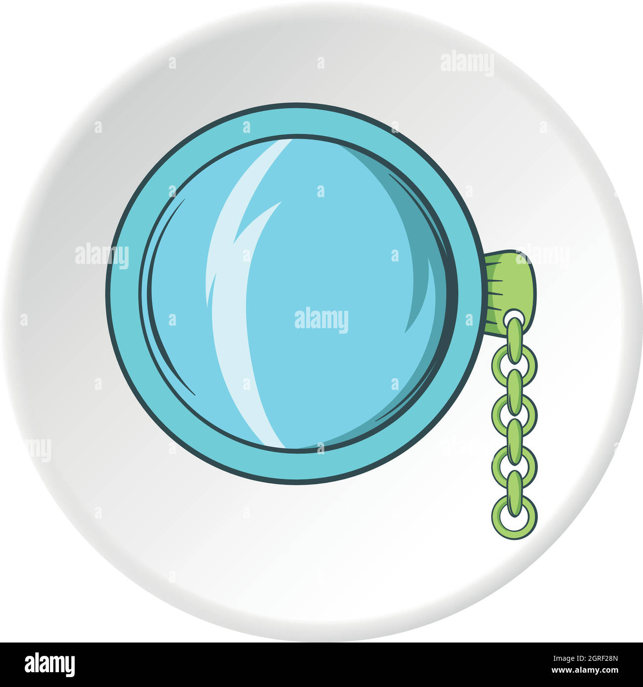 Pocket watch icon, cartoon style Stock Vector Image & Art - Alamy