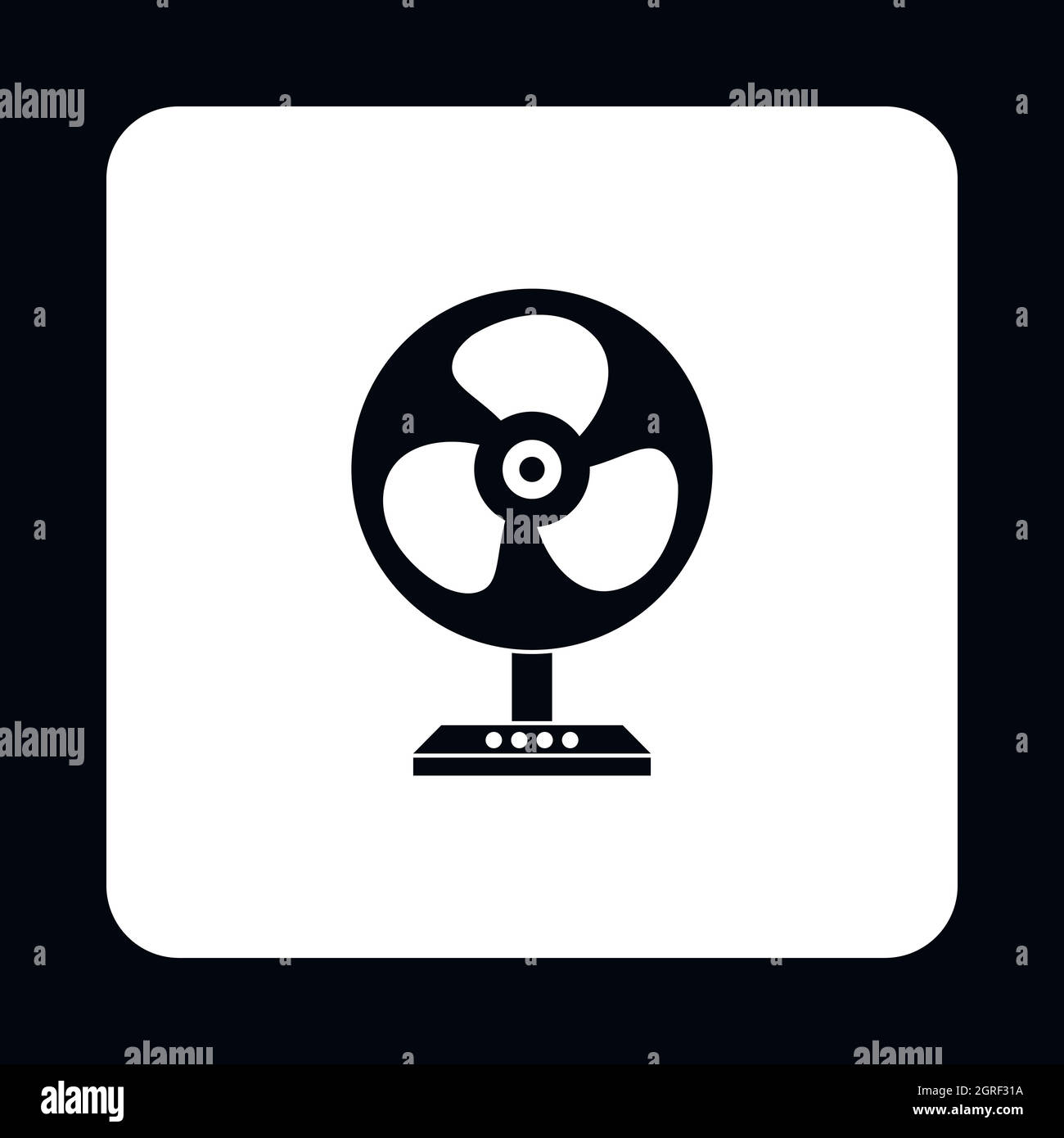 Fan icon, simple style Stock Vector Image & Art - Alamy
