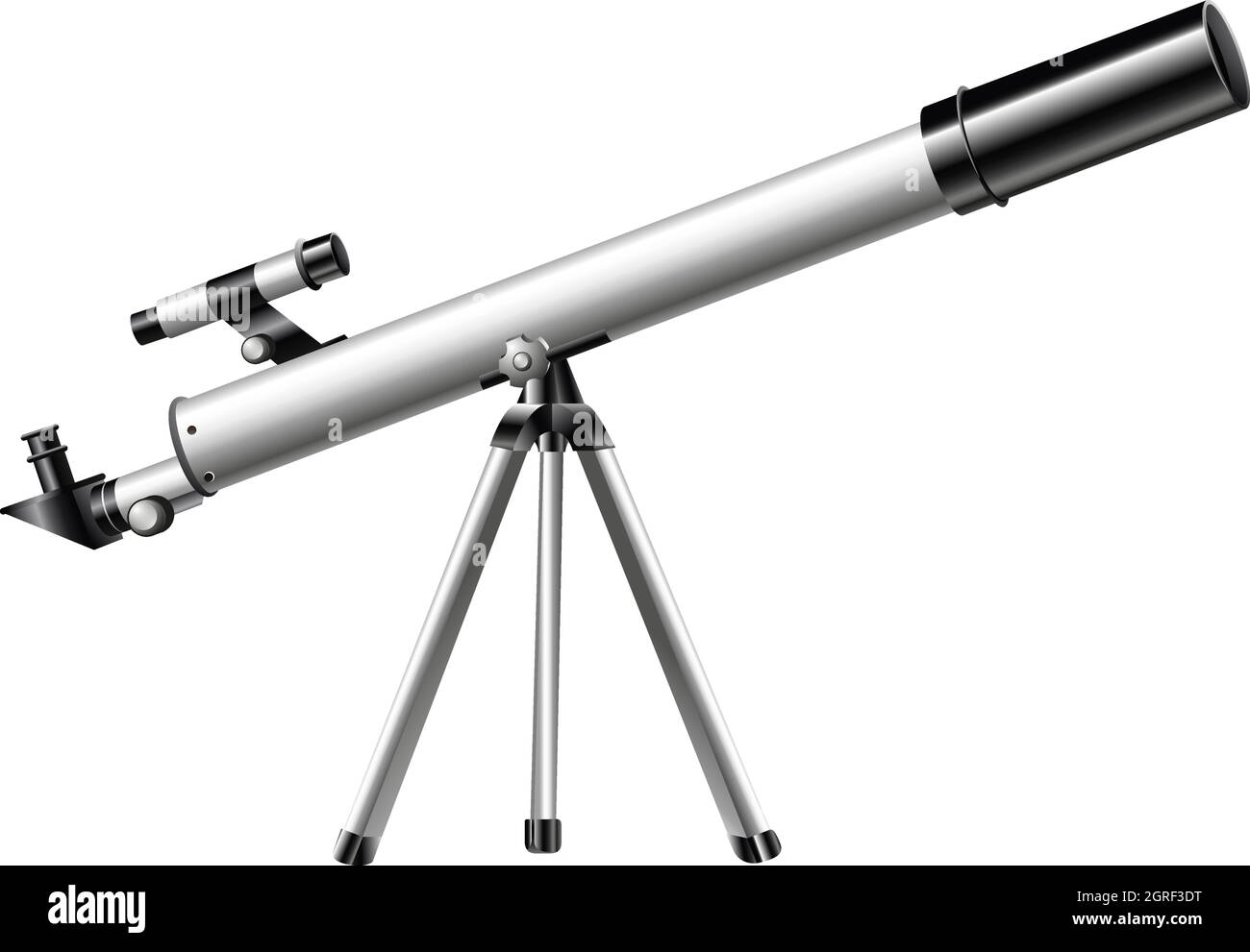 Close up telescope Stock Vector Images - Alamy