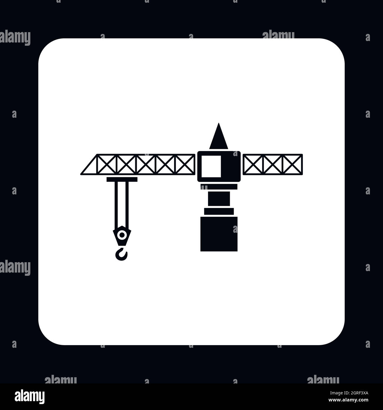 Crane icon, simple style Stock Vector Image & Art - Alamy