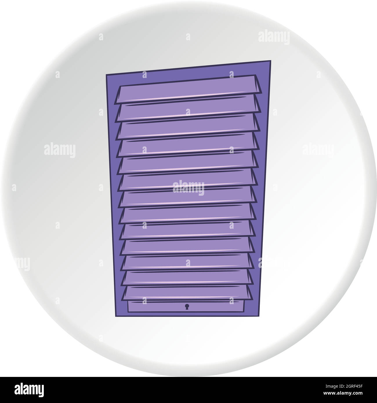 Window white plastic blinds Stock Vector Images - Alamy