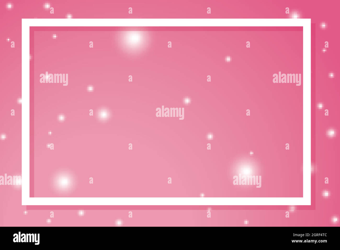 Pink background template with frame Stock Vector Image & Art - Alamy