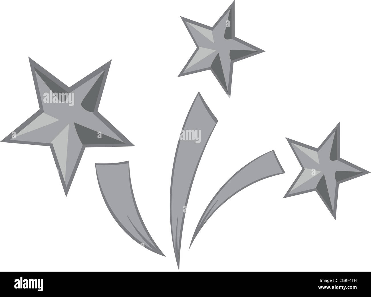 Fireworks line illustration Stock Vector Images - Alamy