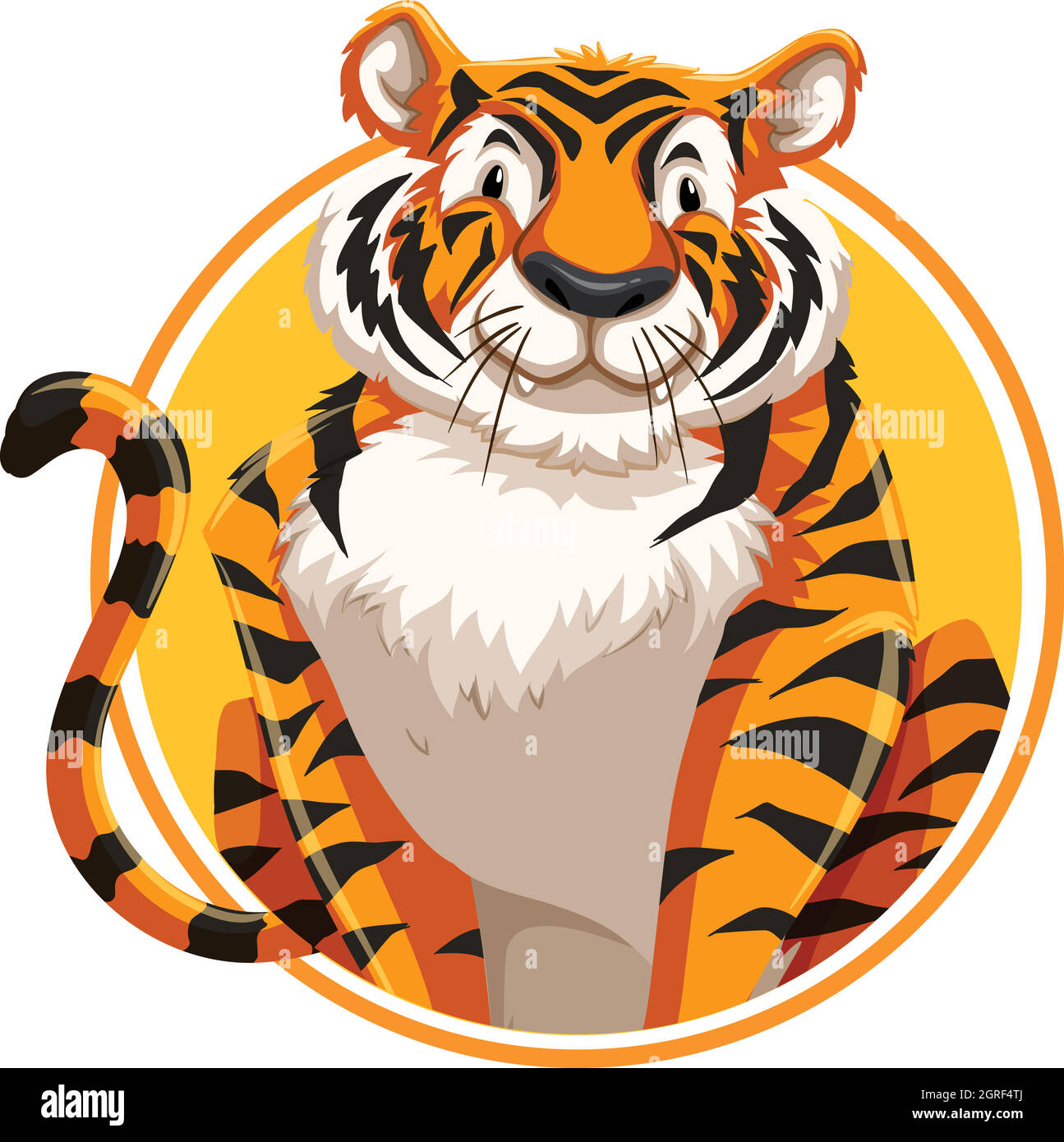 A wild tiger logo Stock Vector Image & Art - Alamy