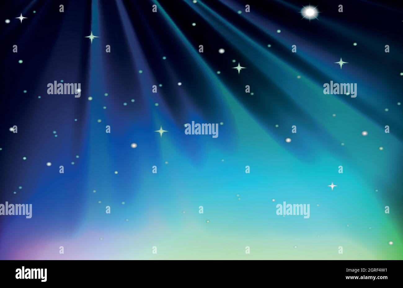 Night scene with stars in sky Stock Vector Image & Art - Alamy