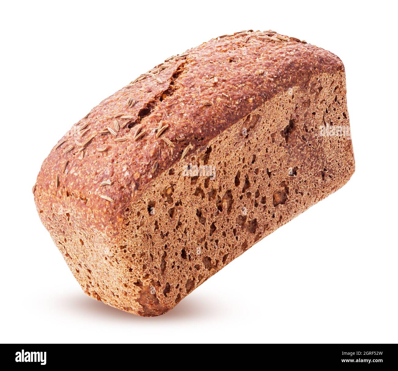 Healthy bread from sprouted grain isolated on white background ...