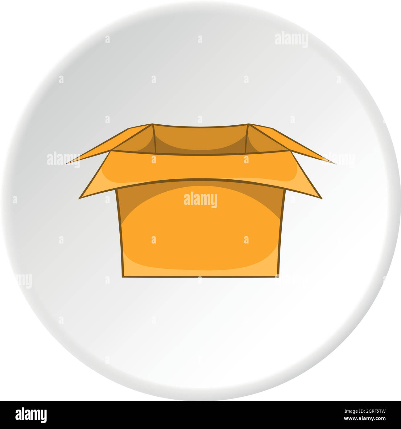 Carton box icon, cartoon style Stock Vector Image & Art - Alamy