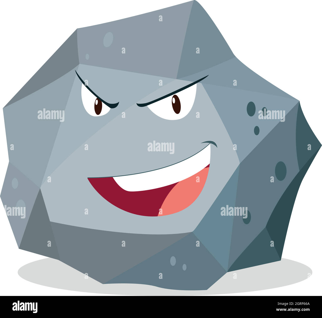 Rough rock with face Stock Vector Image & Art - Alamy