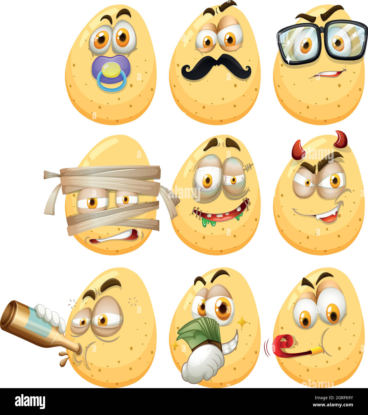 Drawing of different emotions hi-res stock photography and images - Alamy