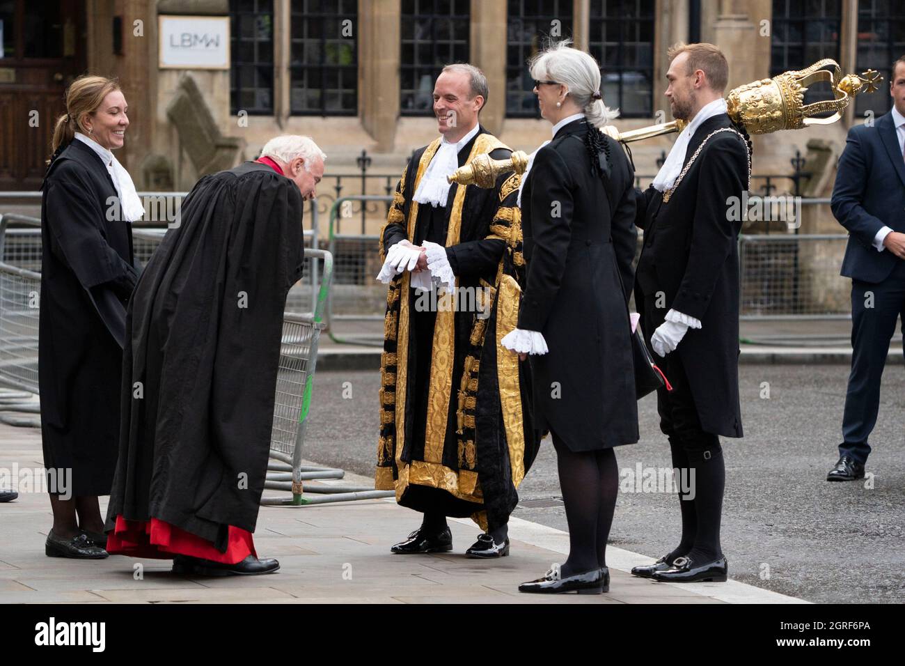 LONDON - OCTOBER 1: The annual Judges Service took place at Westminster ...