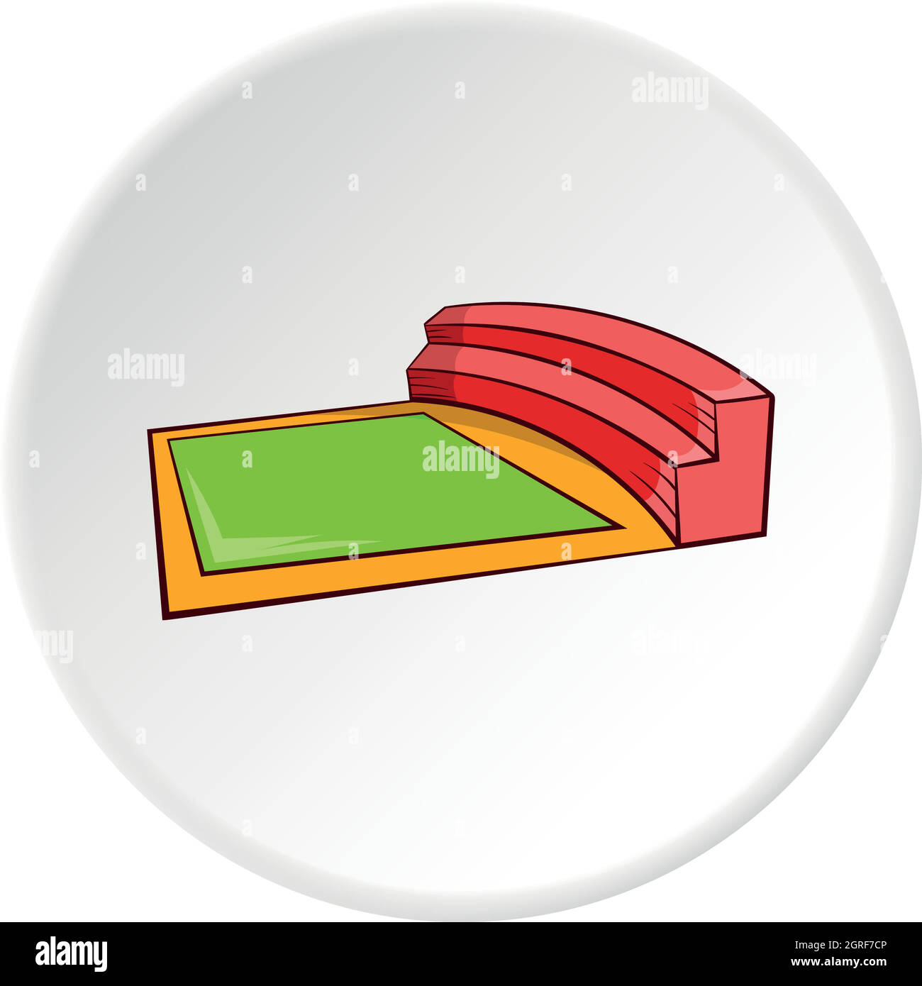 Small square stadium icon, cartoon style Stock Vector Image & Art - Alamy