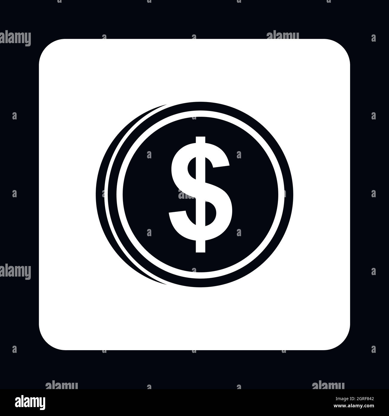 Dollar currency symbol isolated Stock Vector Images - Alamy
