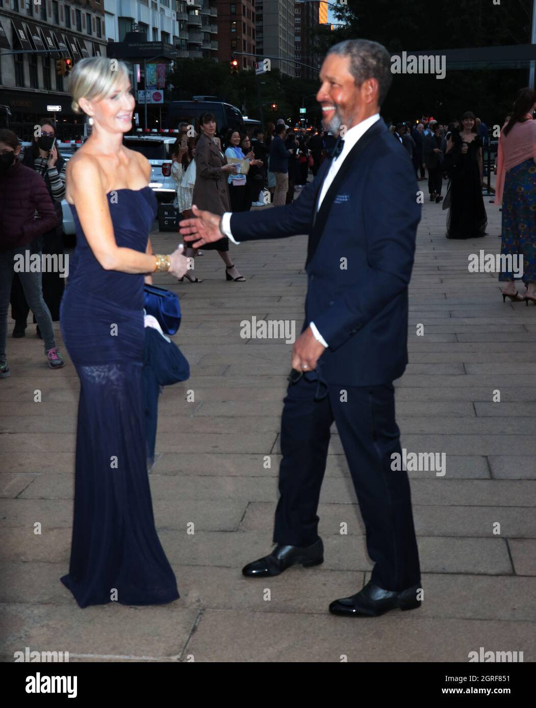 NEW YORK, NY - SEPTEMBER 30: Hilary Quinlan, Bryant Gumbel at the New ...