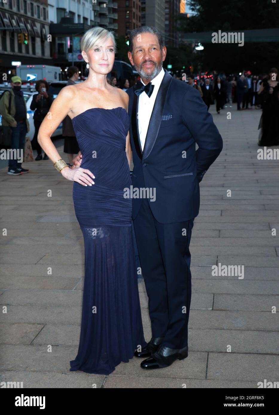 New York, NY, USA. 30th Sep, 2021. Hilary Quinlan, Bryant Gumbel at the ...