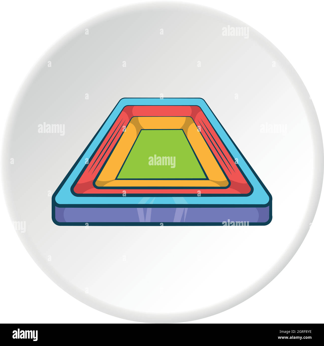Small stadium icon, cartoon style Stock Vector Image & Art - Alamy