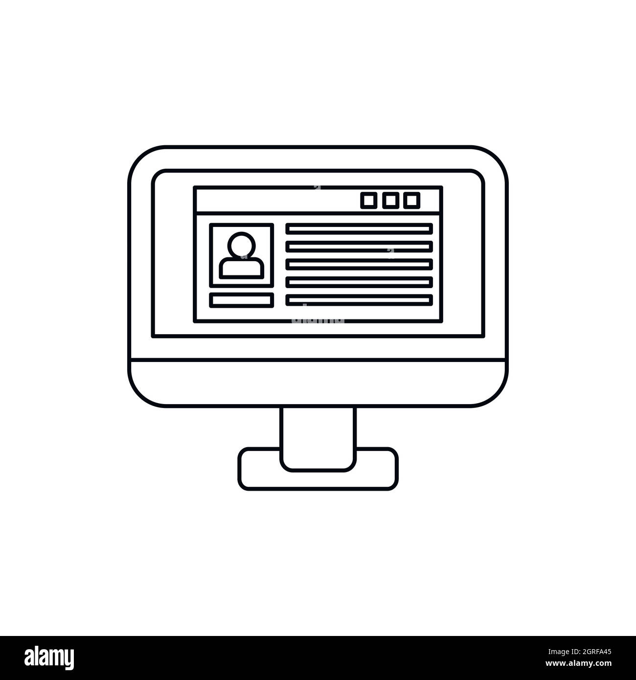 Personal information device Stock Vector Images - Alamy
