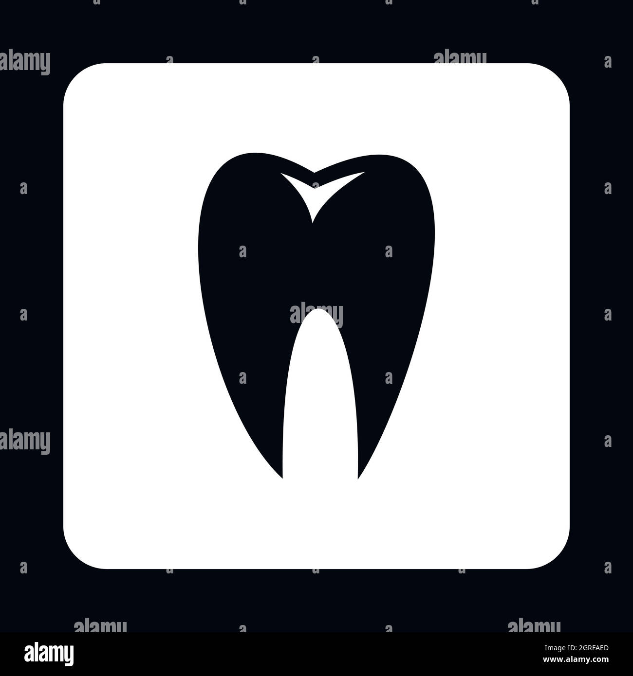 Tooth icon hi-res stock photography and images - Alamy