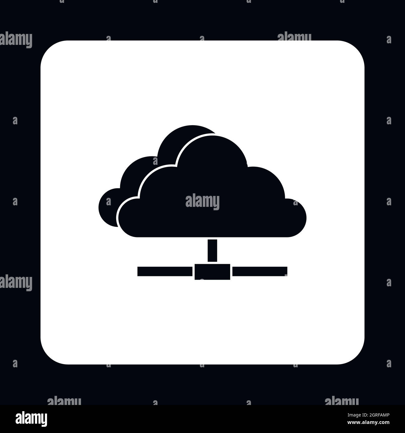 Cloud network connection icon, simple style Stock Vector Image & Art ... Cloud network connection icon, simple style Stock Vector Image & Art ...
