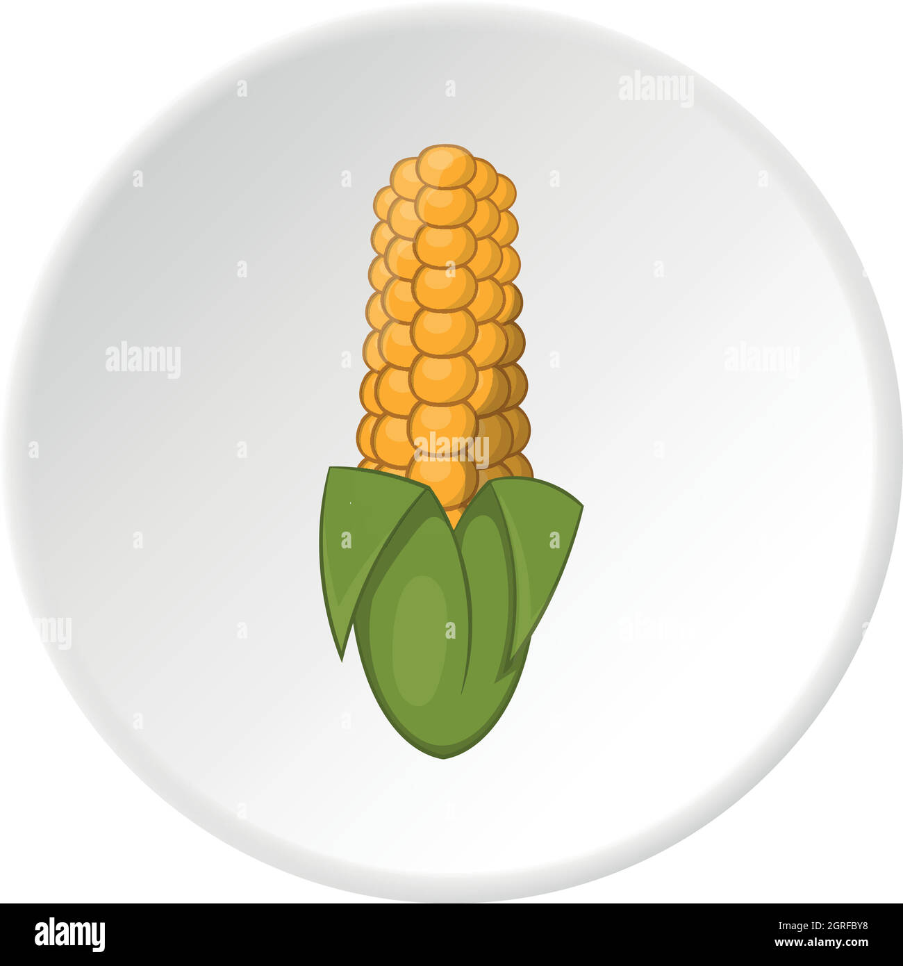 Corn icon, cartoon style Stock Vector Image & Art - Alamy